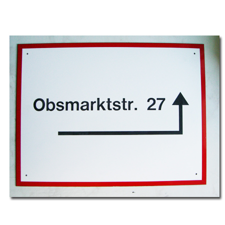 Warnschilder Hinweisschilder